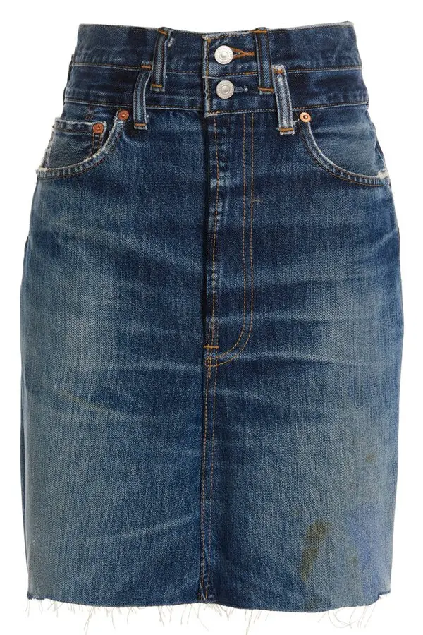RE/DONE Skirt 'levi's Double Waisted Pencil Skirt