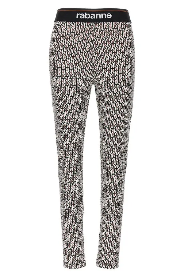 Rabanne Leggings 'pantalon Jacquard Monogram