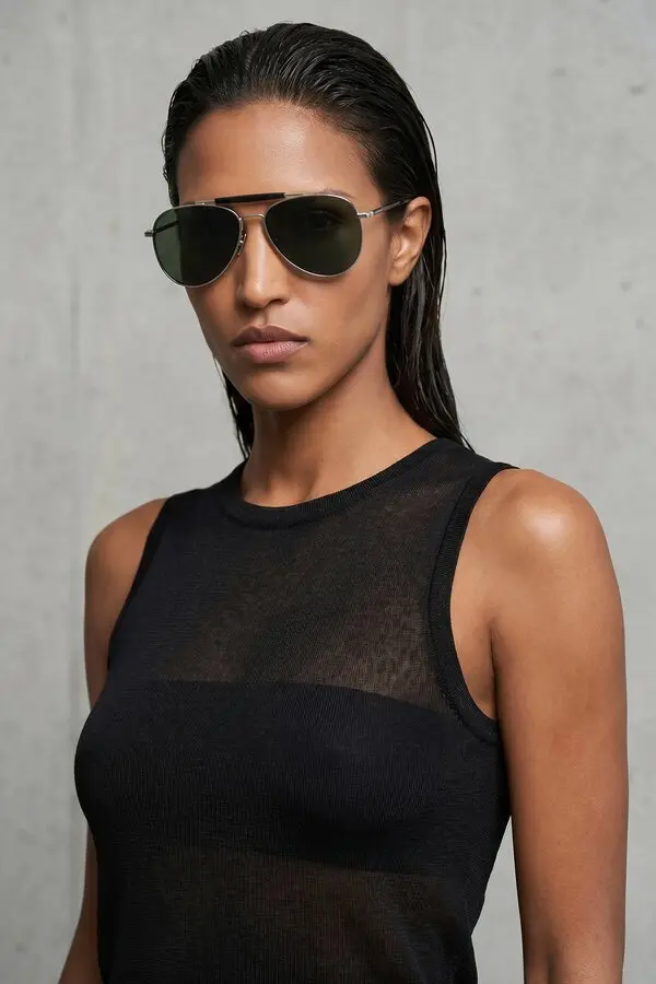 Saint Laurent Double-bridge Sunglasses