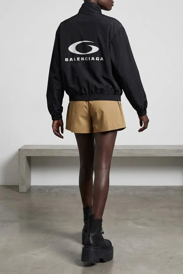 Balenciaga Track Jacket With Embroidered Logo