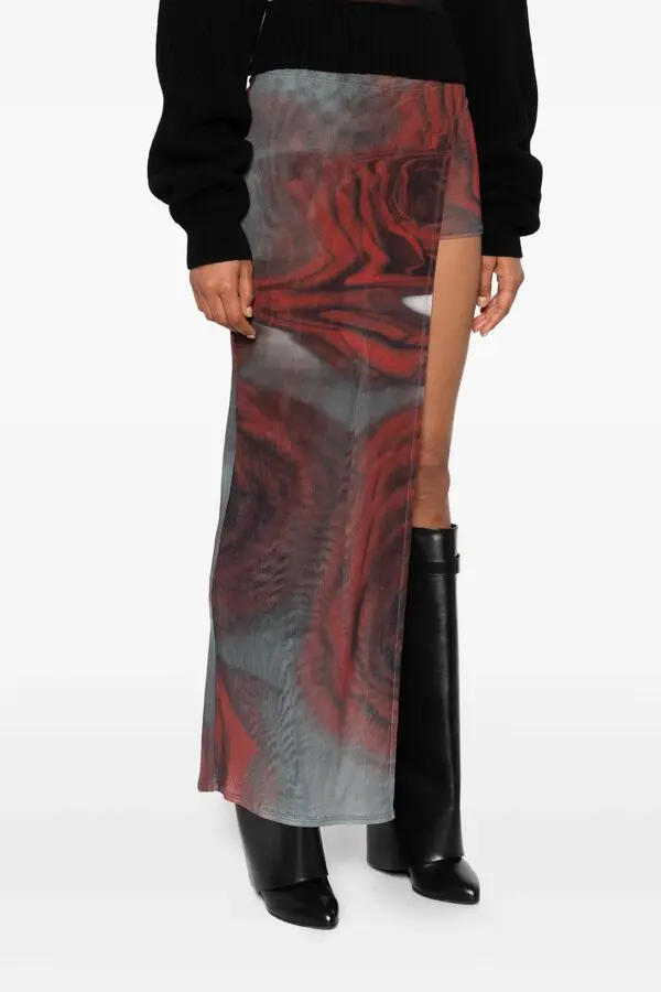 JEAN PAUL GAULTIER Skort 'blurry Roses