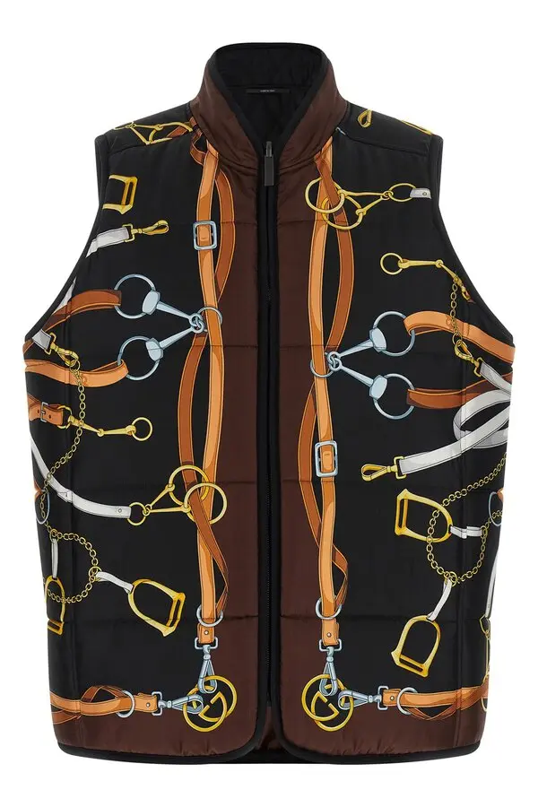 Gucci Reversible Silk Twill Vest