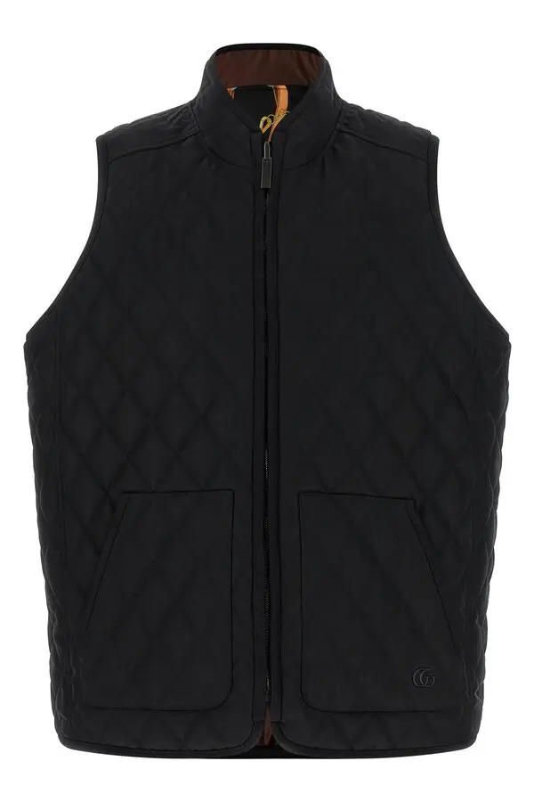 Gucci Reversible Silk Twill Vest