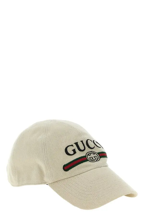 Gucci Web Interlocking G Baseball Cap
