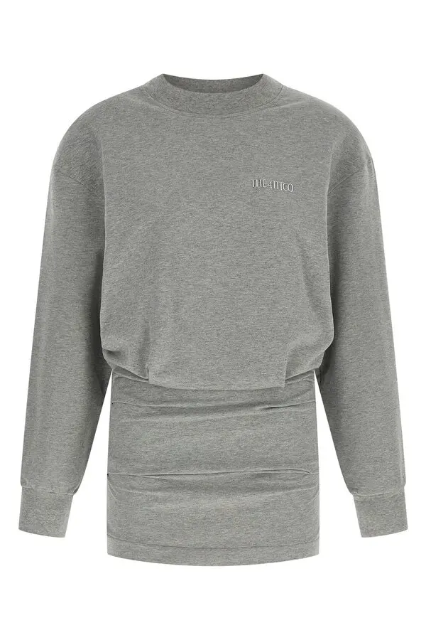 Attico Draped' Mini Dress - Gray