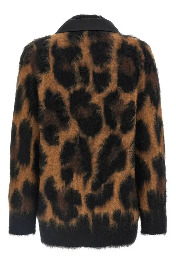 Sacai Cardigan With Double-breasted Insert