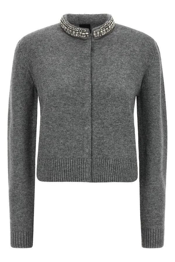 Pinko Cardigan With Jewel Collar