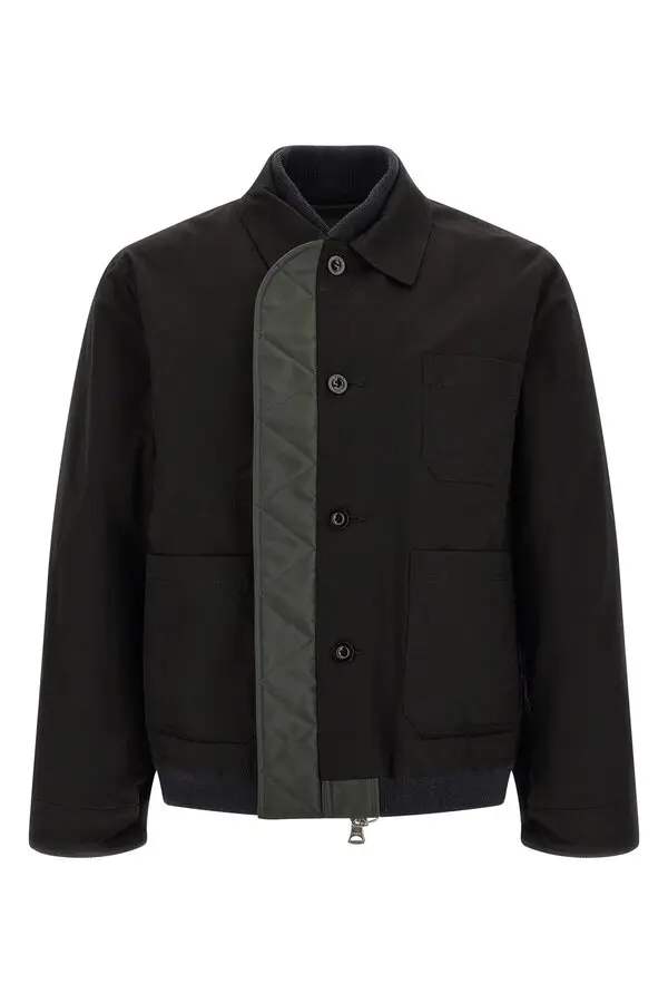 Sacai Reversible Blouson With Contrasting Details