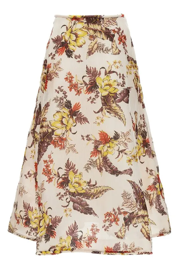 Zimmermann Skirt 'matchmaker Floral Flare