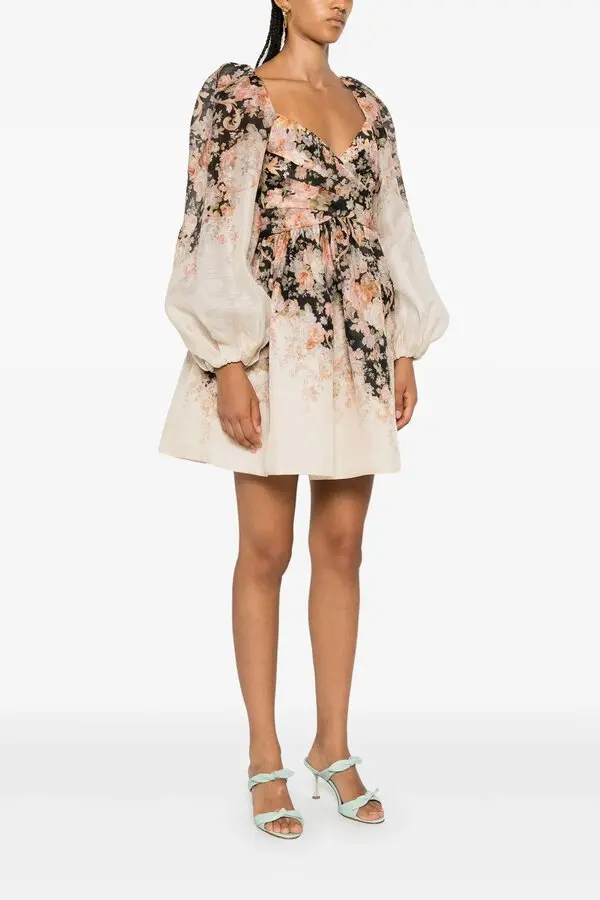Zimmermann Mini Dress 'illustration Draped