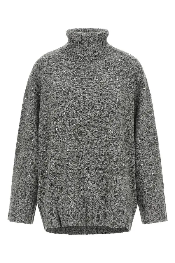 Pinko Crystal-embellished Turtleneck