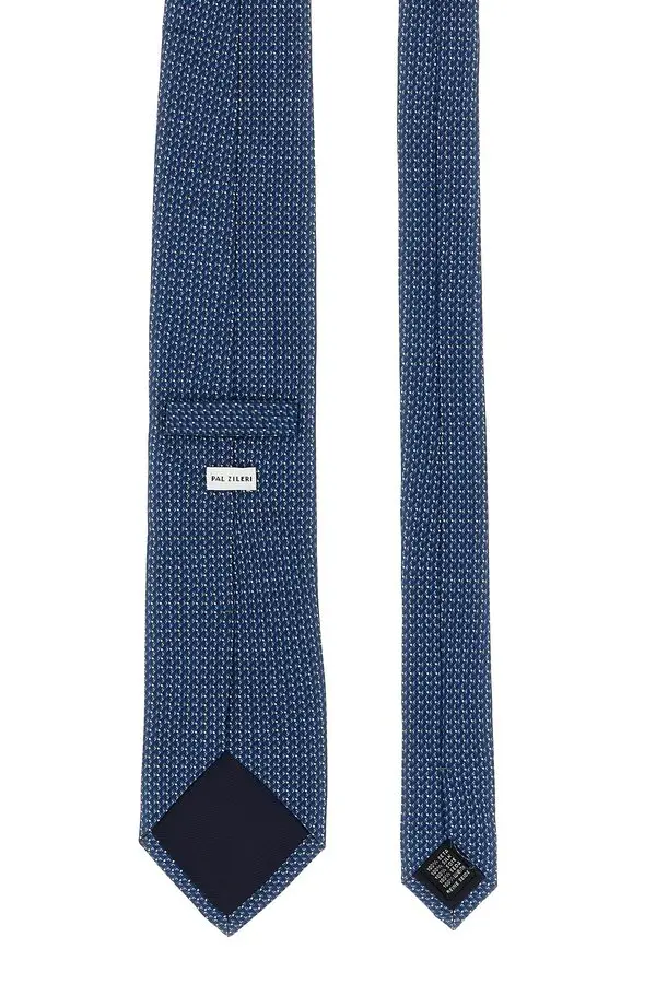 Pal Zileri Silk Tie With Micro Pattern
