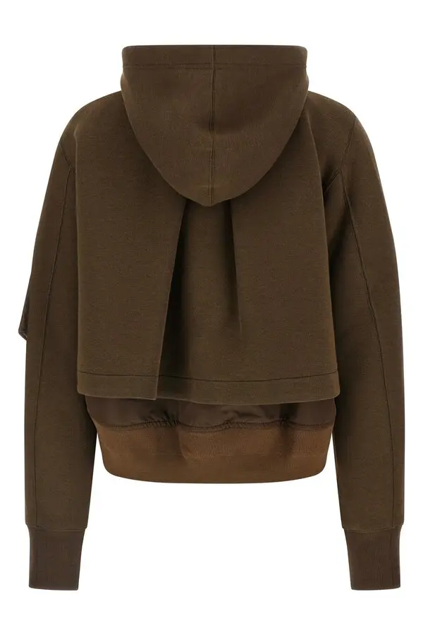 Sacai Hoodie With Hybrid Construction