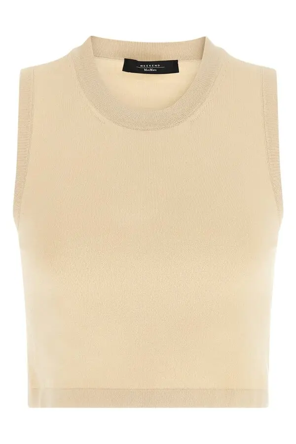 Max Mara Cropped Knit Top