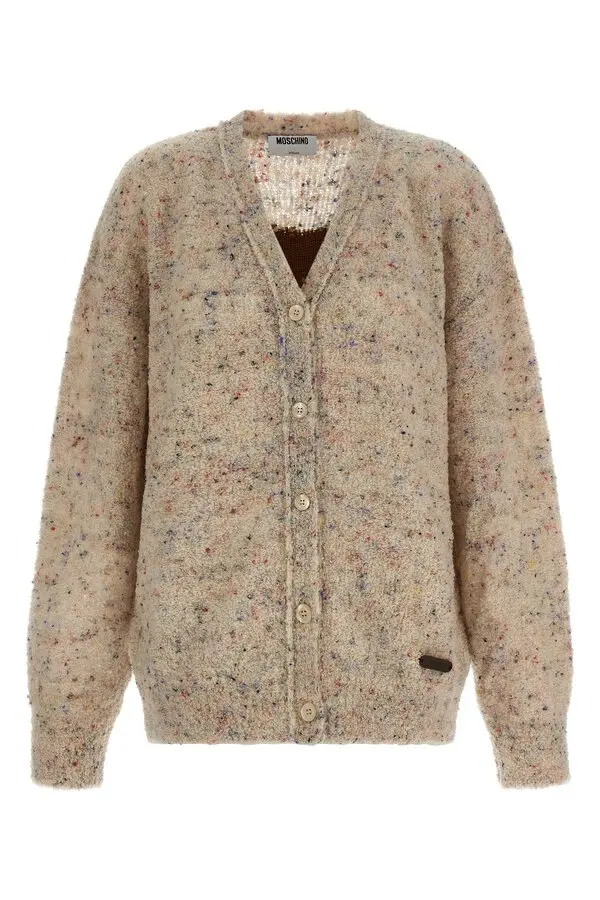 Moschino Teddy Bear Bouclé Cardigan