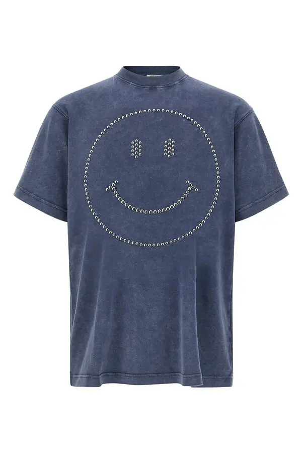 Moschino T-shirt 'smiley Stud Appliqu