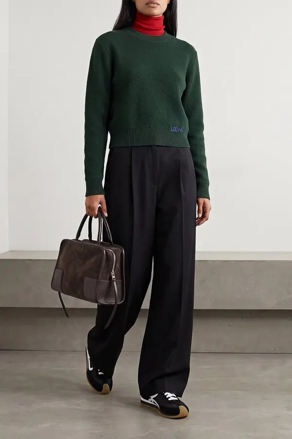 Loewe Amazona 180" Suede Top-handle Bag - Brown