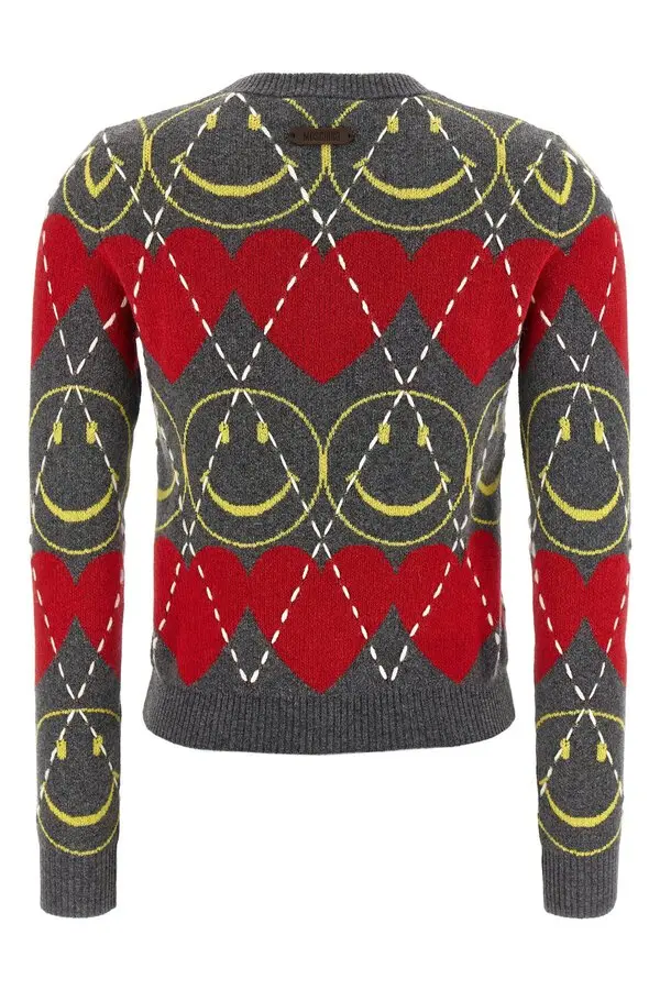 Moschino Smiley Argyle' Sweater