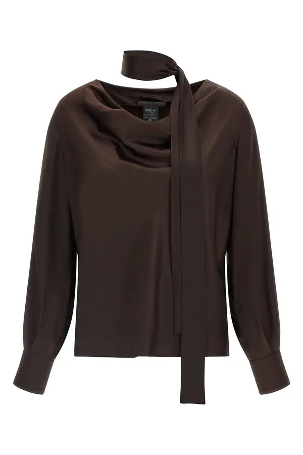Max Mara Blouse 'fiocchi - Brown