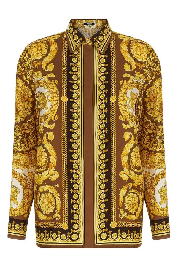 Versace Barocco 92 Foulard' Shirt - Gold