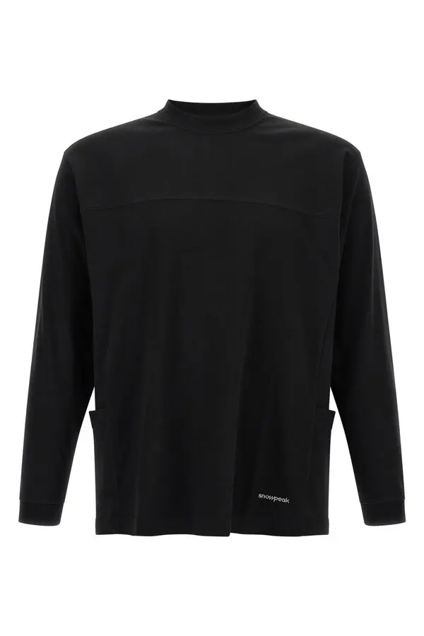 SNOW PEAK Stain-repellent Knit Sweater - Black