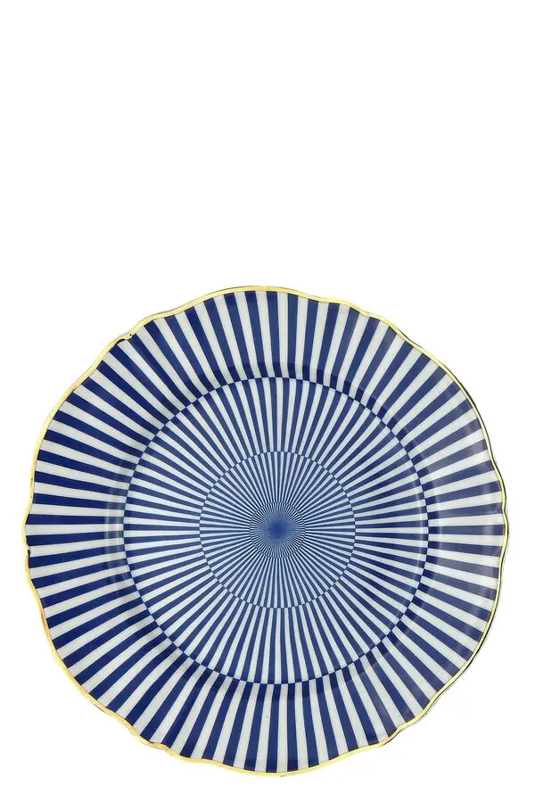 BITOSSI Arcano Dinner Plate Gold Detailing