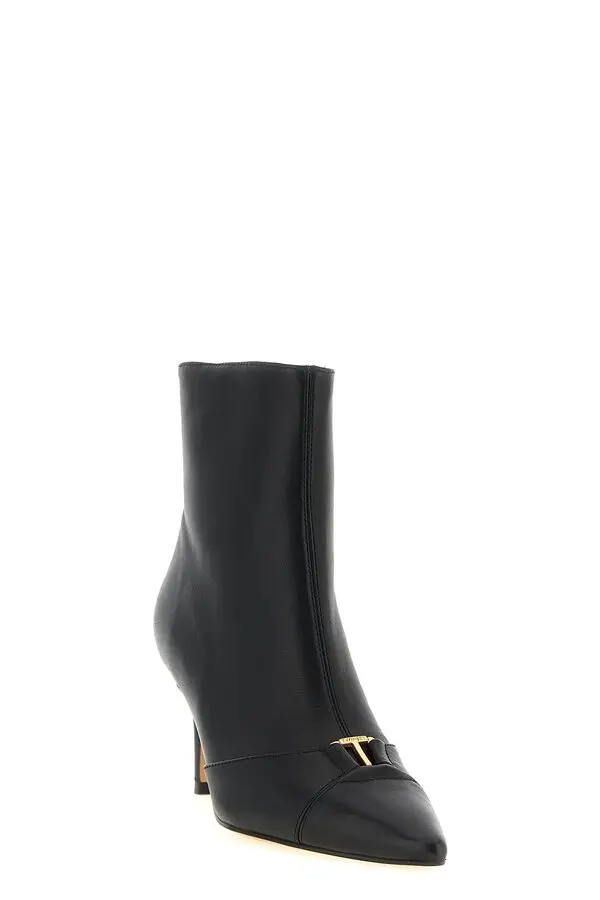 TWINSET T-logo Ankle Boots
