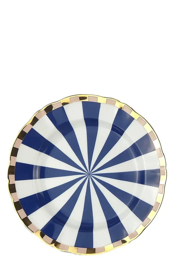 BITOSSI Dessert Plate With Gold Details