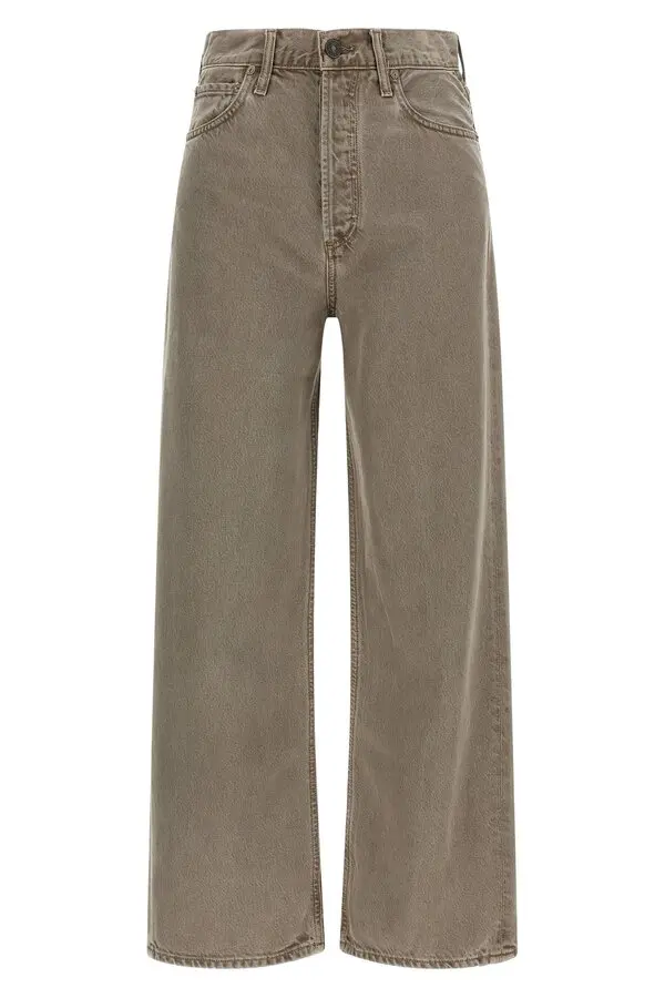 AGOLDE Wide-leg Jeans With Button Fly