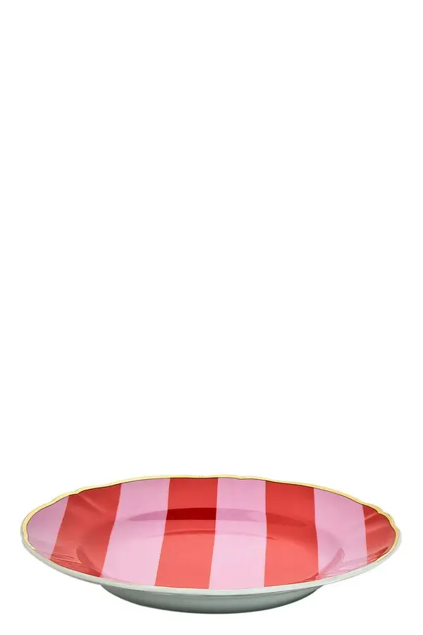 BITOSSI Dessert Plate 'stripes' 20.5 Cm