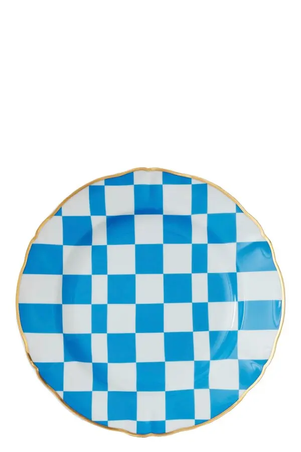 BITOSSI Dessert Plate With Gold Rim