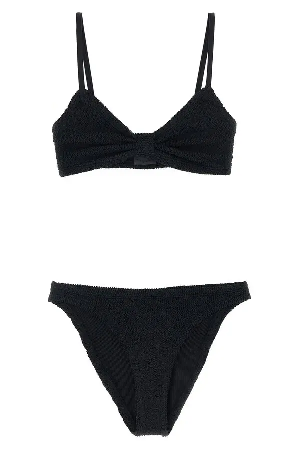 Hunza G Crinkle Texture Bikini - Black