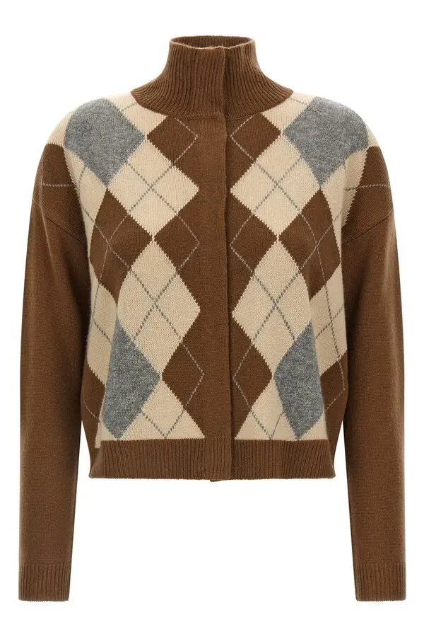 Max Mara Cardigan 'pacche - Brown