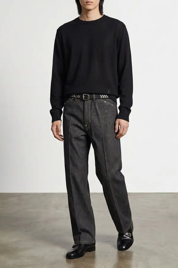 LEMAIRE Almond Stud Belt