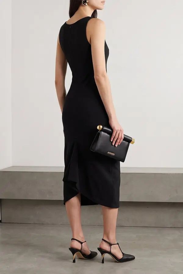 Jacquemus Clutch Geometric Gold-tone Metal Hardware