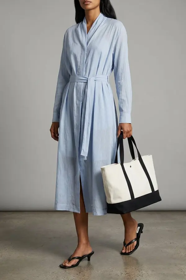 TOTEME Belted Midi Dress