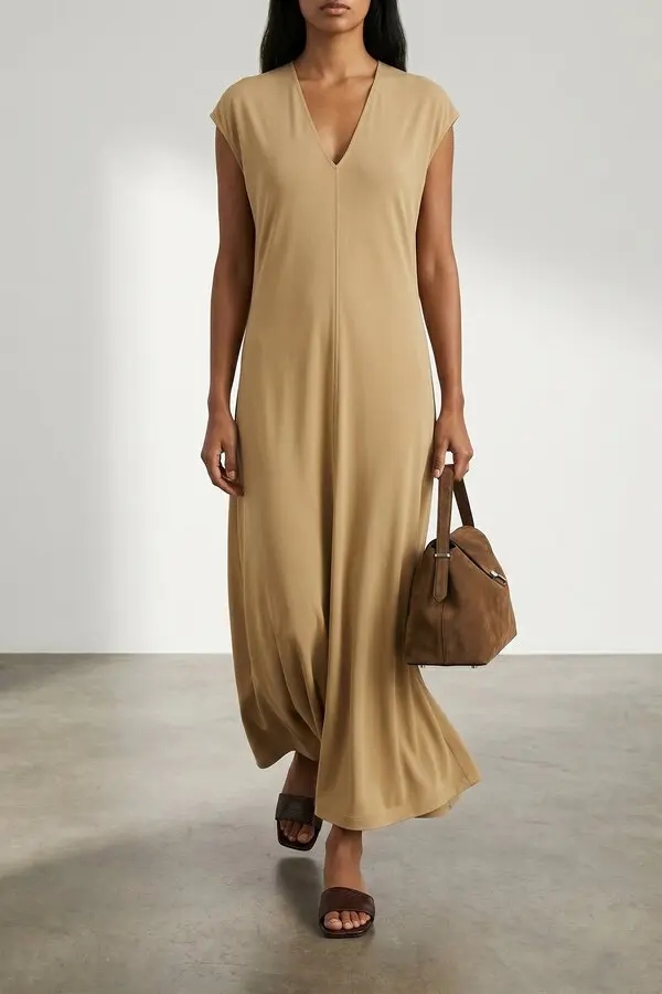 TOTEME Maxi Dress With Central Seam