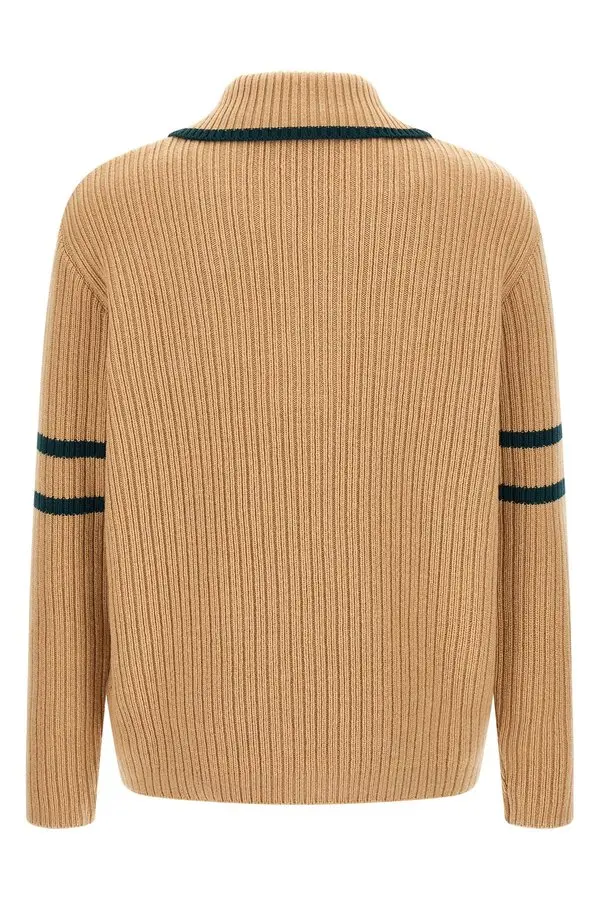 Lacoste Archive Edition' Camel Sweater