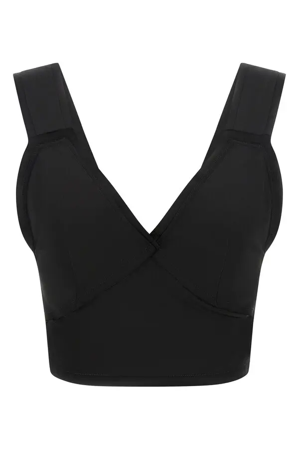 TOTEME Cropped Top With Branded Zip
