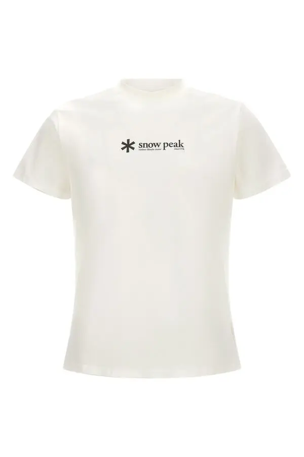 SNOW PEAK Logo T-shirt - White
