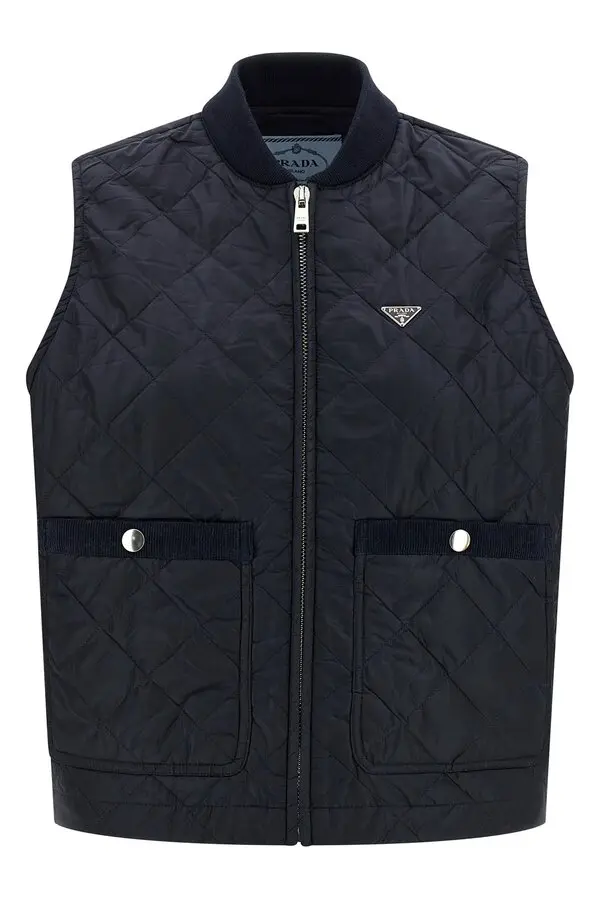 Prada Quilted Re-nylon Vest
