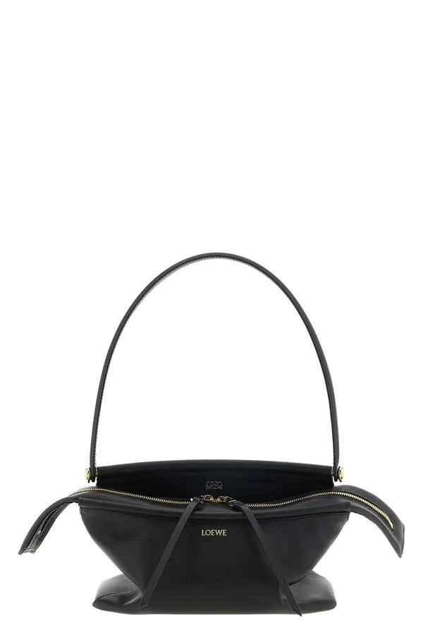 Loewe Small 'whisker' Shoulder Bag - Black