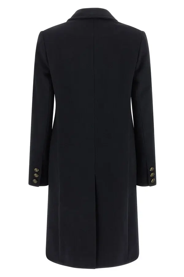 Ralph Lauren Crested Wool And Cashmere Coat