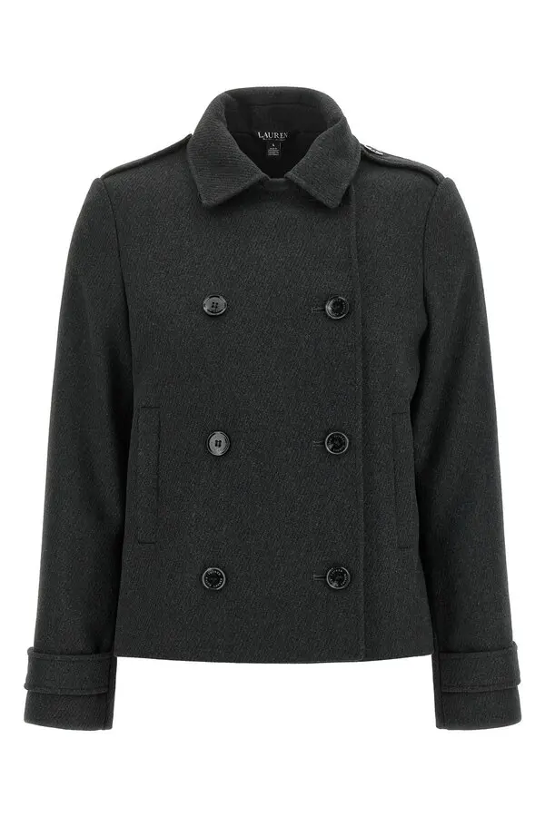 Ralph Lauren Double-breasted Coat - Gray