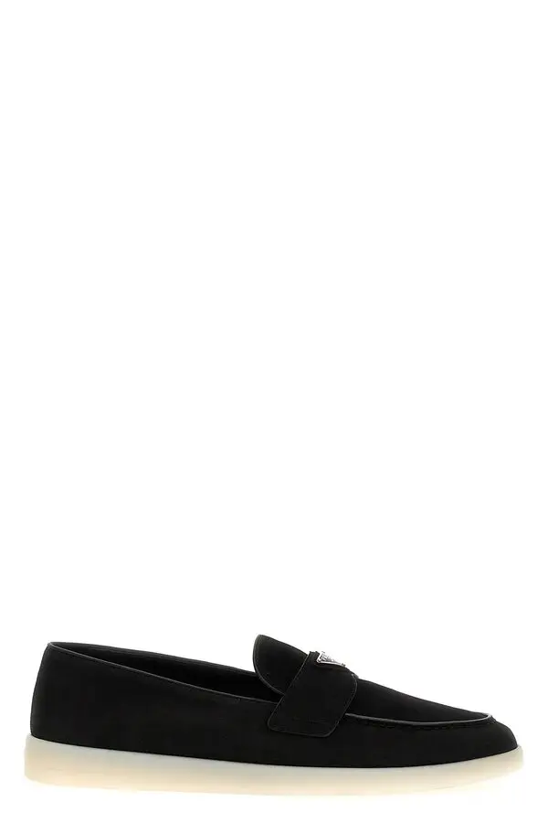 Prada Loafer With Translucent Rubber Sole