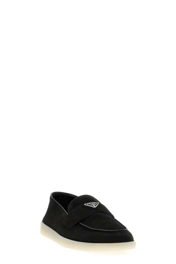 Prada Loafer With Translucent Rubber Sole