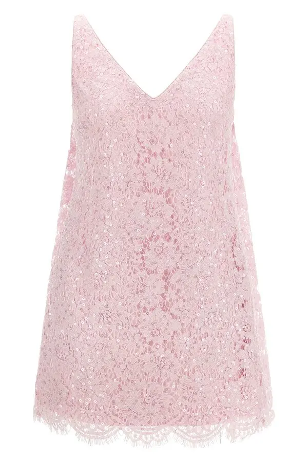 SELF-PORTRAIT Sequin Lace Dress