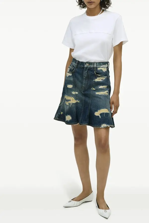 Marc Jacobs Rip & Repair Fluted' Skirt