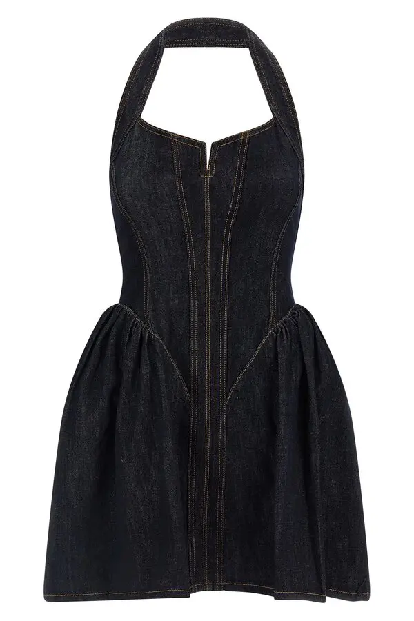 SELF-PORTRAIT Denim Dress