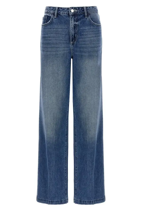 L'AGENCE Clayton H/r Wide Leg' Jeans - Blue